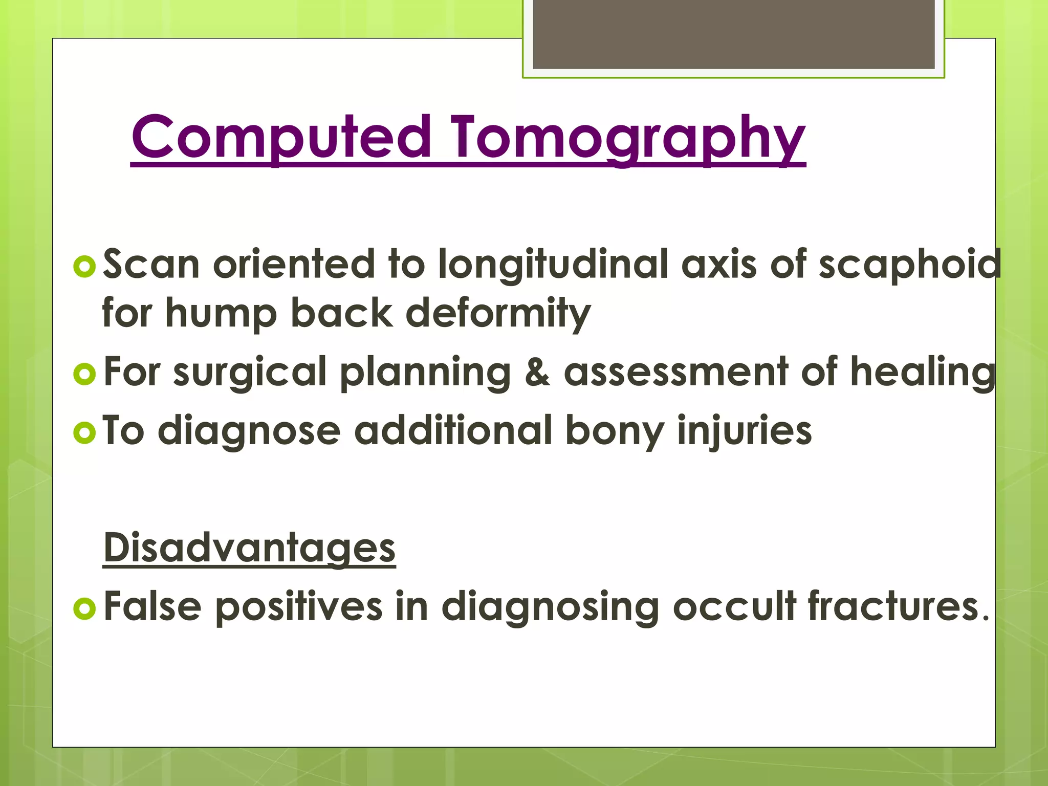 Scaphoid fractures | PPTX