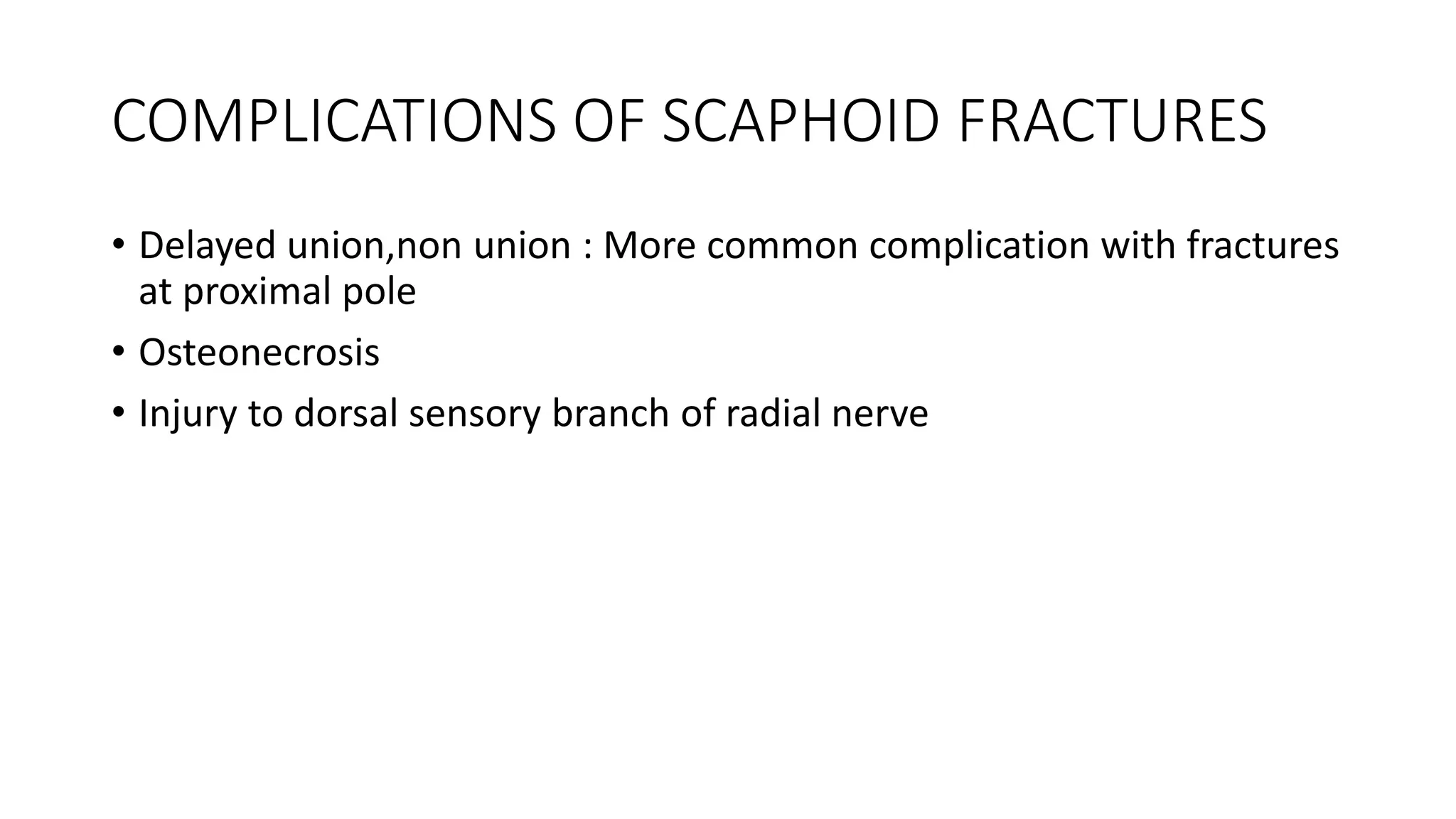 Scaphoid fractures | PPTX