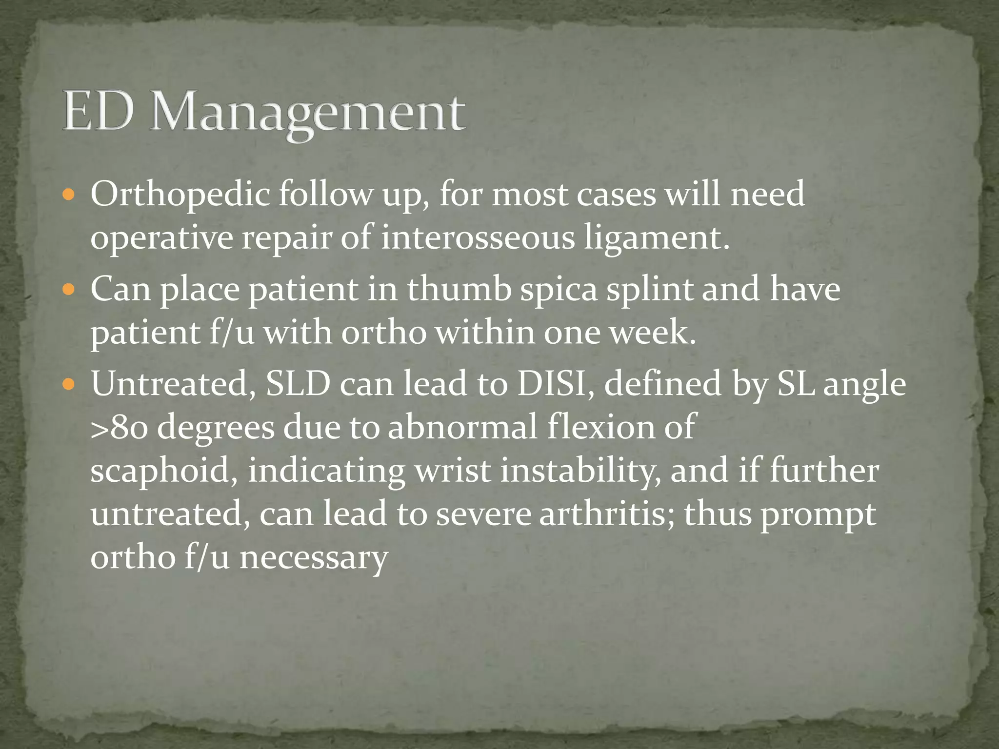 Scapholunate dissociation (1) | PPTX