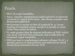 Scapholunate dissociation (1) | PPTX
