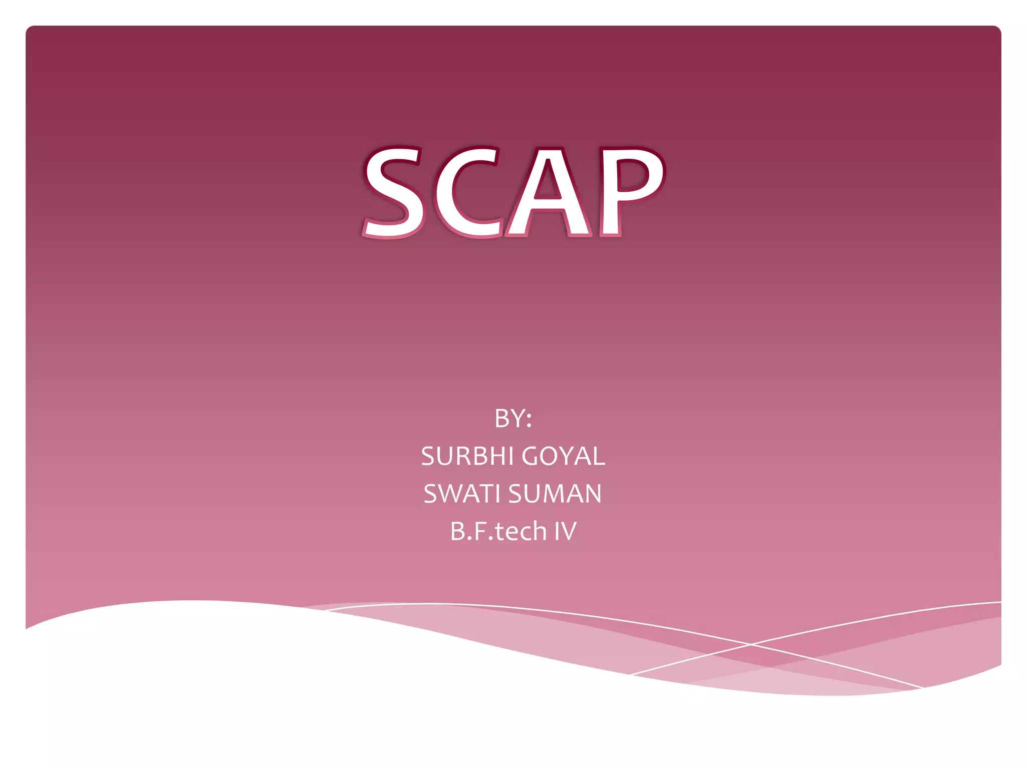 Scap ppt | PPTX