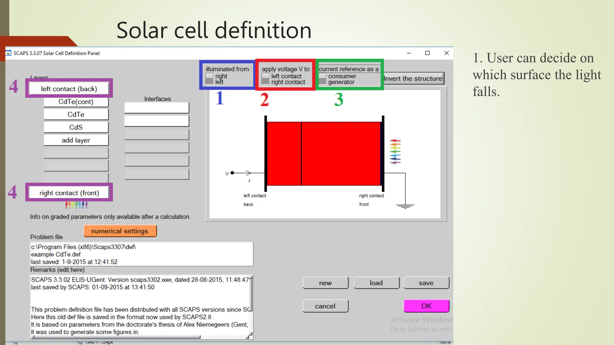 Tutorial on SCAPS-1D simulation tool.pptx