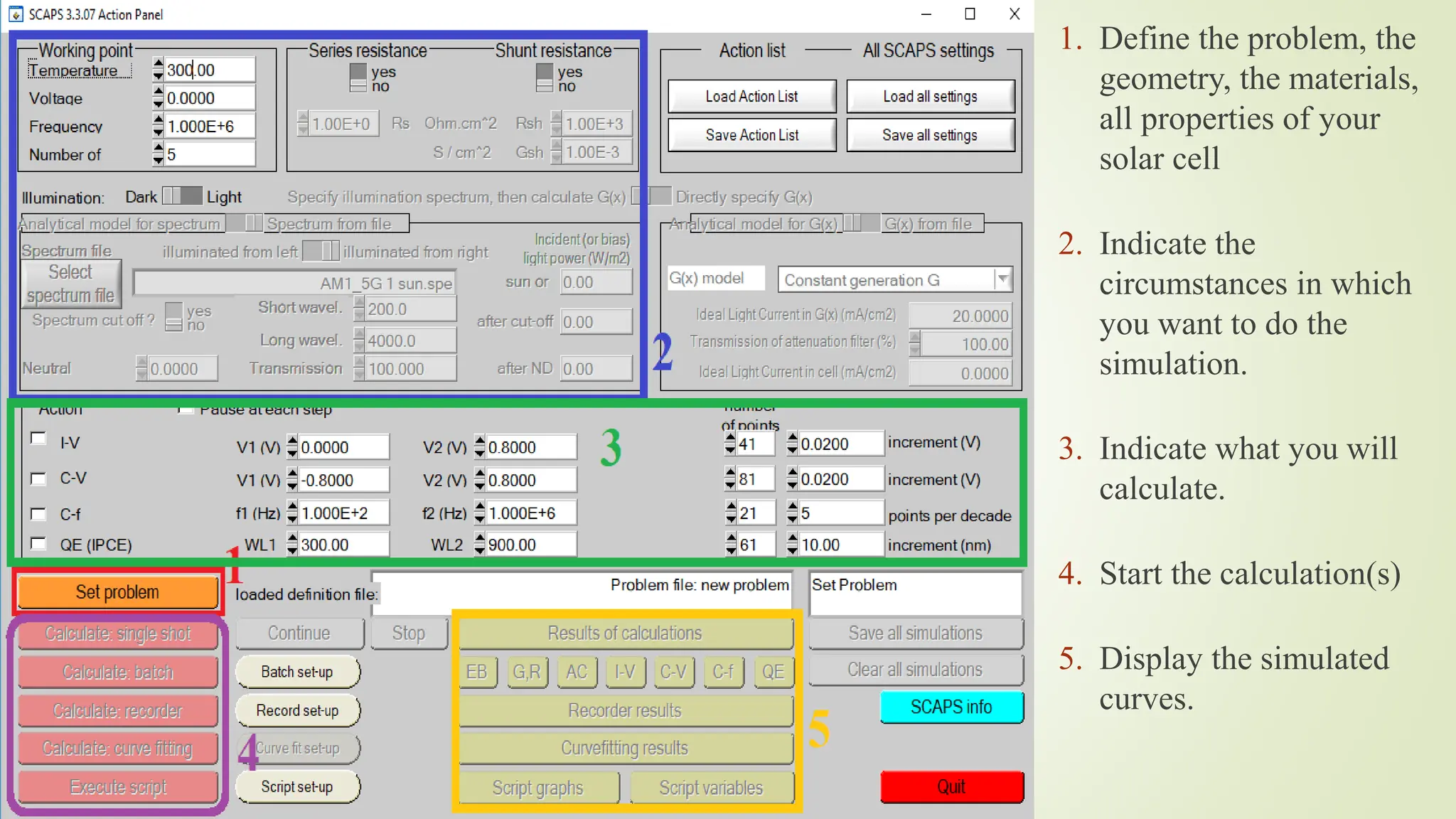 Tutorial On Scaps 1d Simulation Tool Pptx