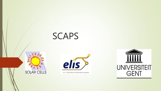 Tutorial on SCAPS-1D simulation tool.pptx