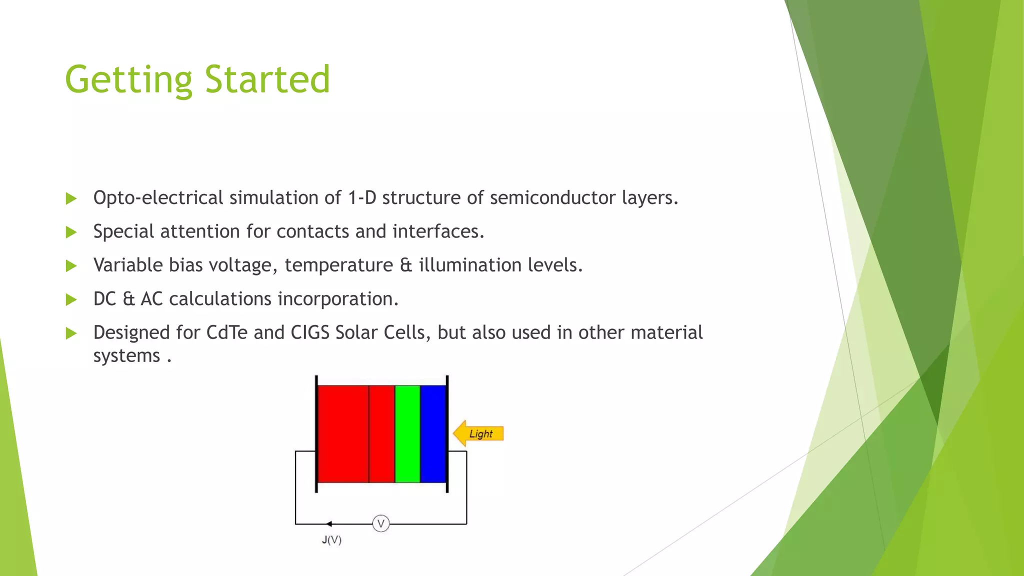 Solar cell Modeling with Scaps 1-D | PPTX