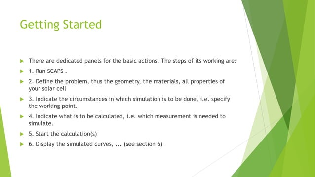 Solar cell Modeling with Scaps 1-D | PPTX