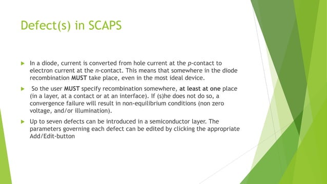 Solar cell Modeling with Scaps 1-D | PPTX