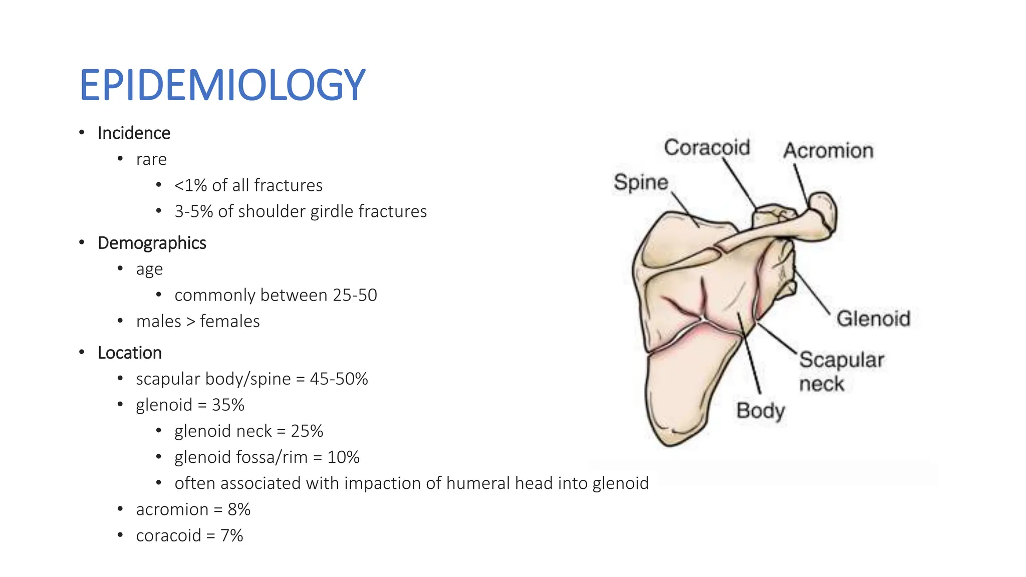A review of Scapula Fractures with it's managment.pptx