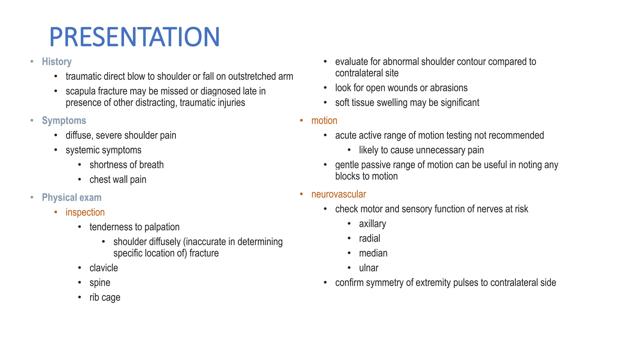 A review of Scapula Fractures with it's managment.pptx