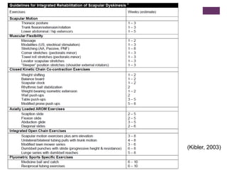 Scapular dyskinesia and its relationship to rotator cuff impingement ...