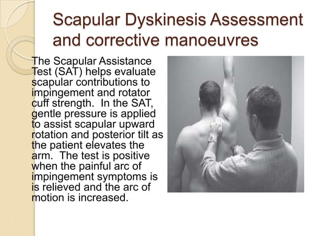 Scapular dyskinesis | PPTX | Death, Injury, or Military Conflict ...