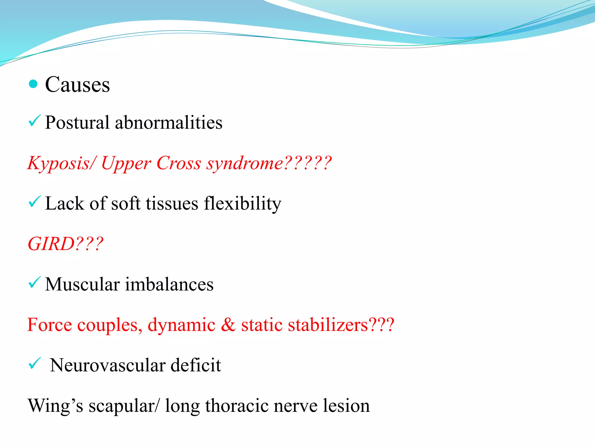 Scapular Dyskinesis.pptx