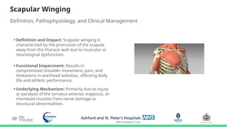 Scapular Winging Powerpoint presentation | PPTX