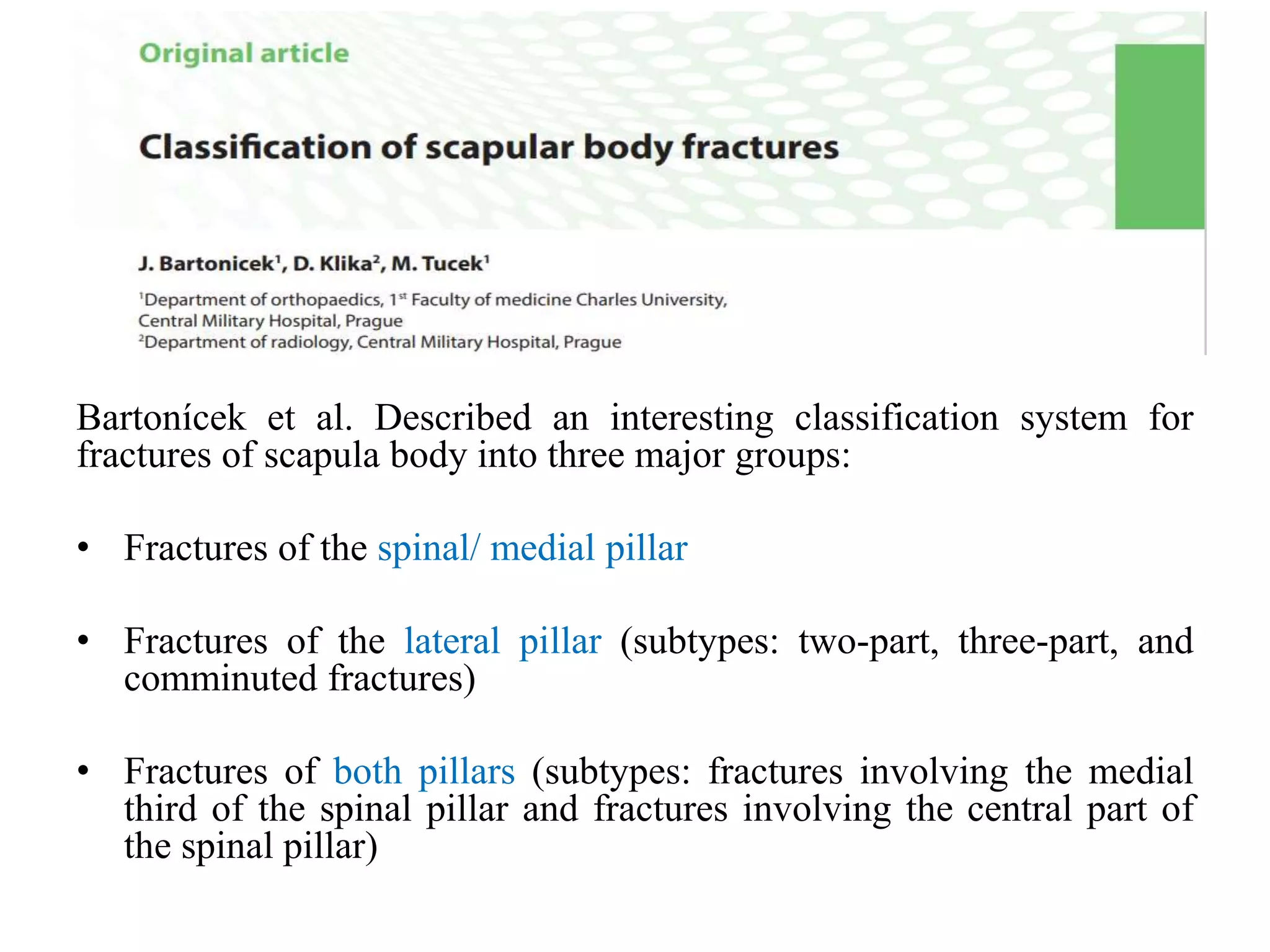 Scapula surgical approaches ppt | PPTX