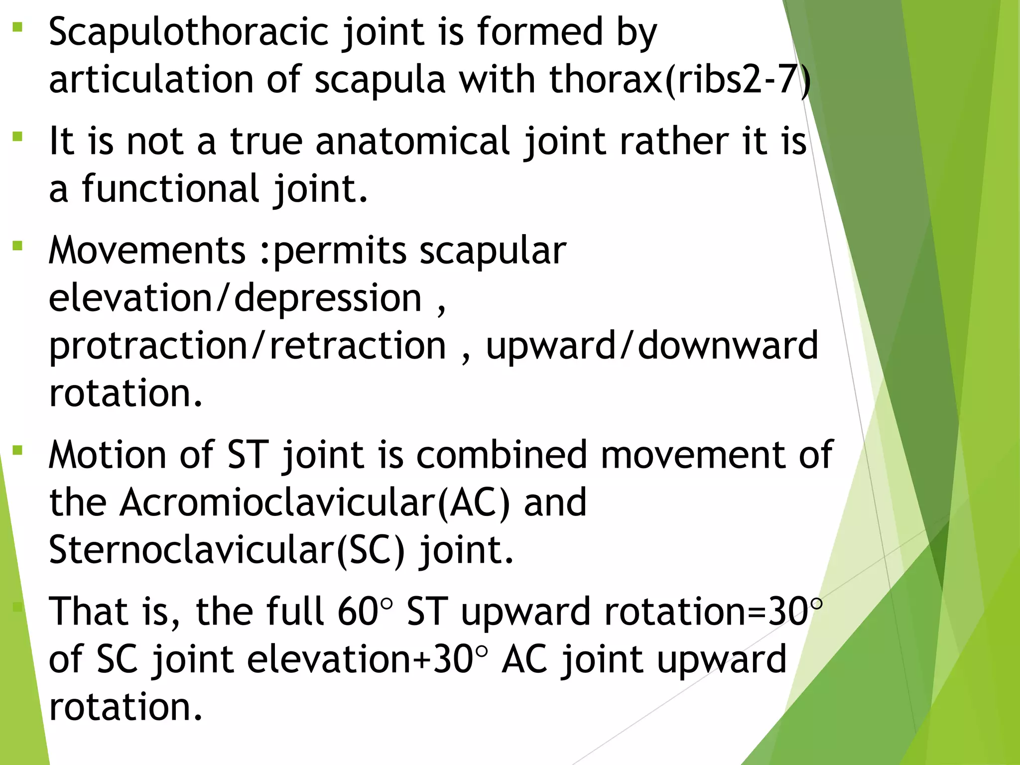 Scapulohumeral rhythm ppt | PPT