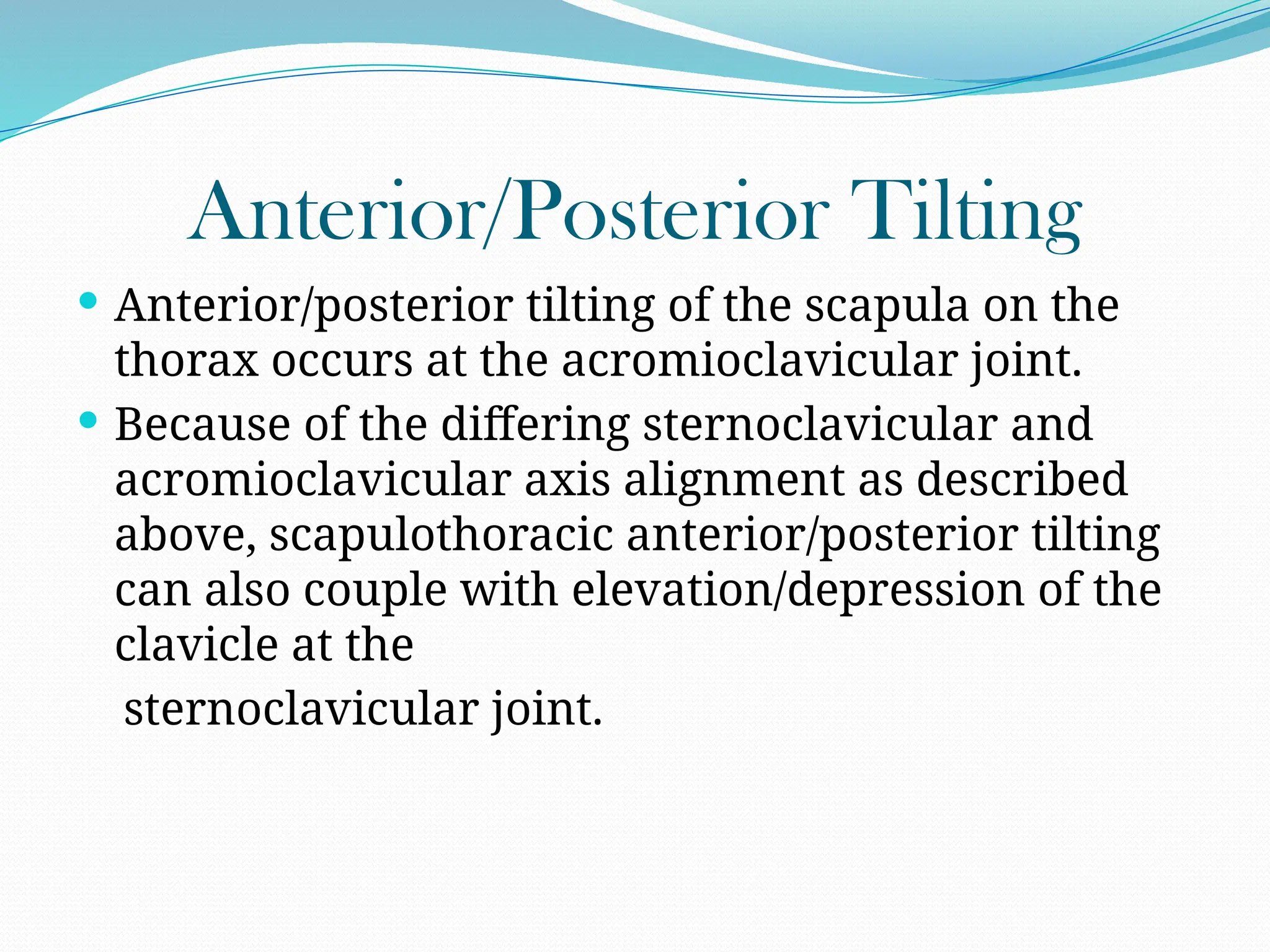 SCAPULOTHORACIC JOINT.pptx powerpoint presentation | PPTX
