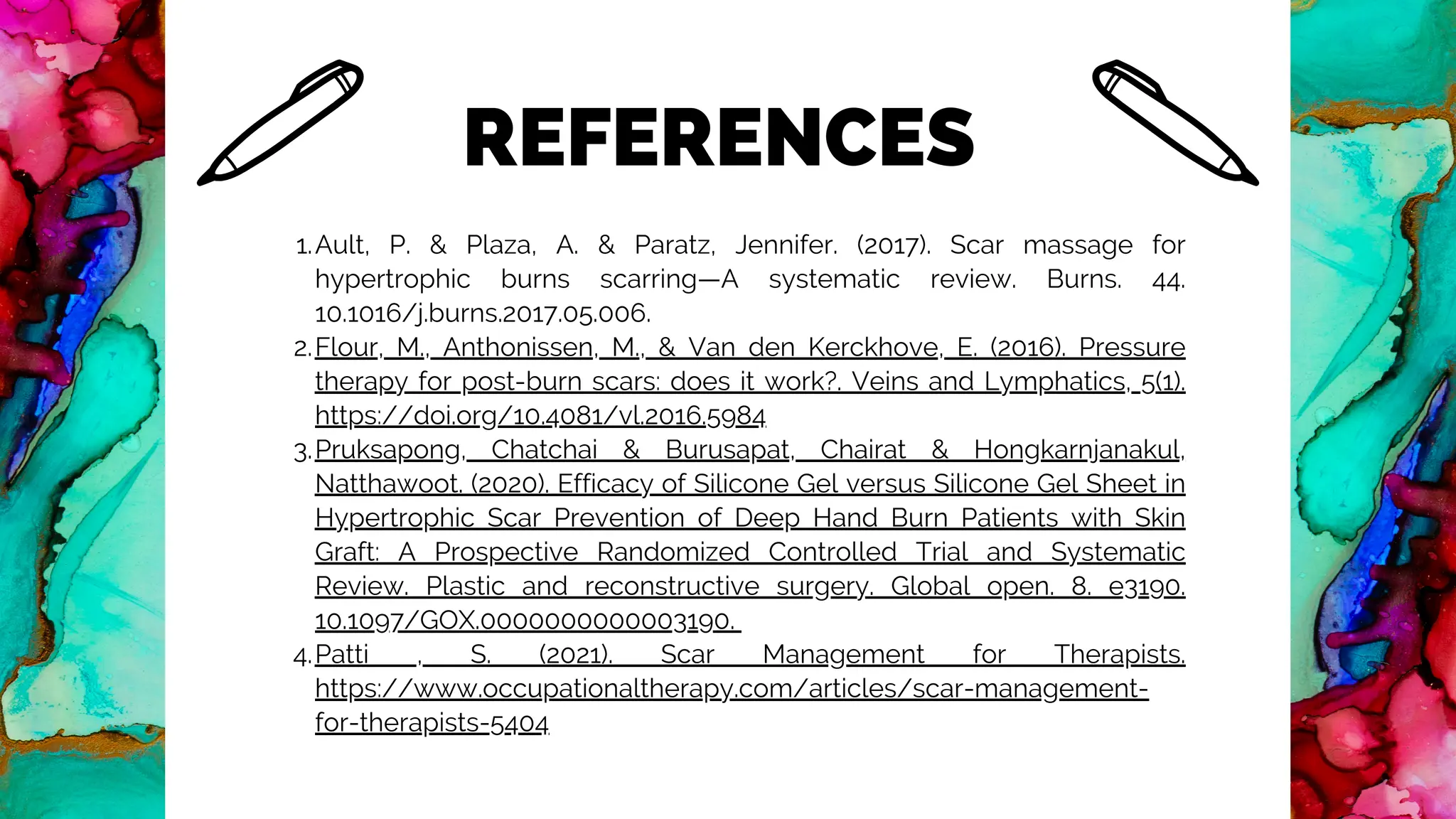 Burn and Scar management in occupational therapy | PDF