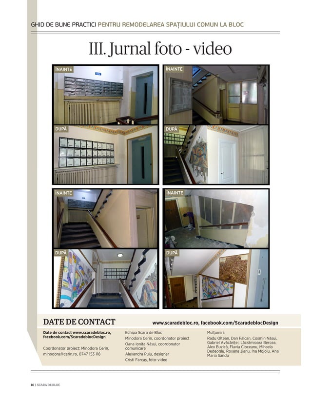 Scara de bloc - cum sa remodelezi cultural o scara de bloc | PDF