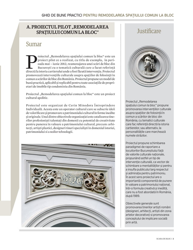 Scara de bloc - cum sa remodelezi cultural o scara de bloc | PDF