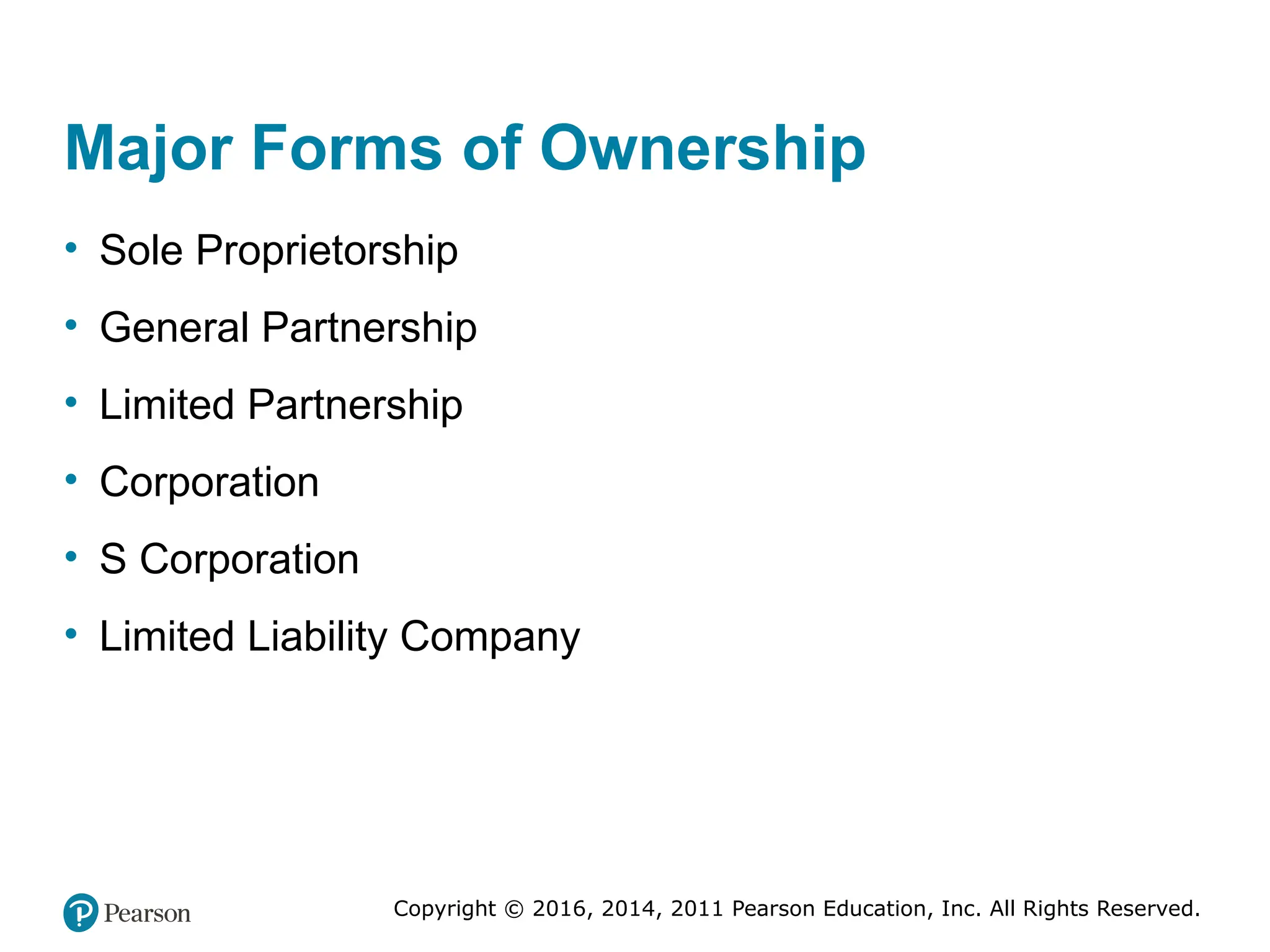 Forms of Business Ownership and Buying an Existing Business | PPT