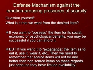 Scarcity chapter 7 cialdini feb 2011 | PPT