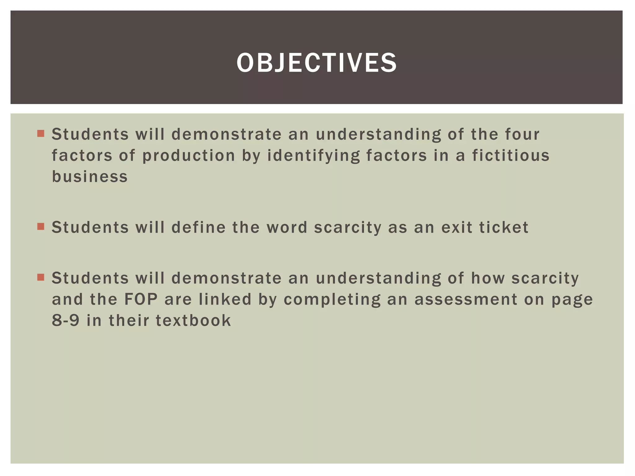 Scarcity Factors of Production.ppt