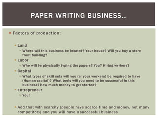 Scarcity Factors of Production.ppt