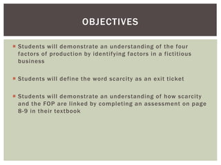 Scarcity Factors of Production.ppt