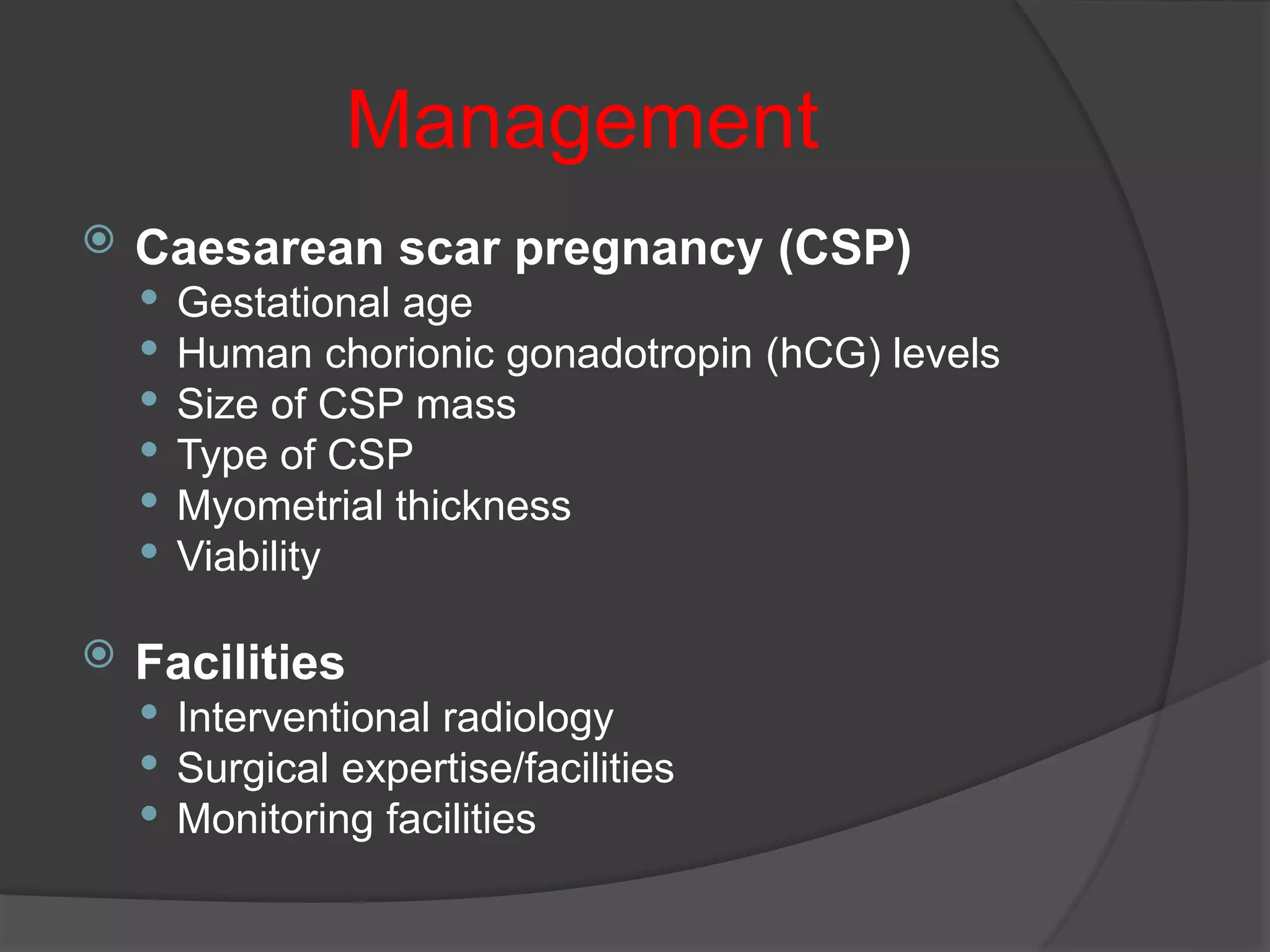 Scar ectopic pregnancy | PPTX