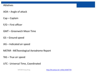 Basic Aeronautical Knowledge and Introduction to 737-800 | PPTX