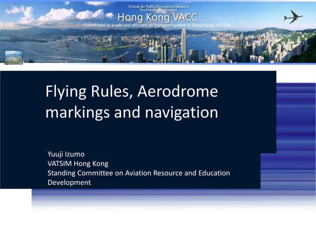 Flying Rules, Aerodrome markings and navigation | PPTX | Air Travel ...