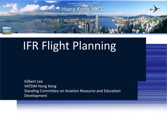 IFR Flight Planning | PPTX | Air Travel | Travel Type