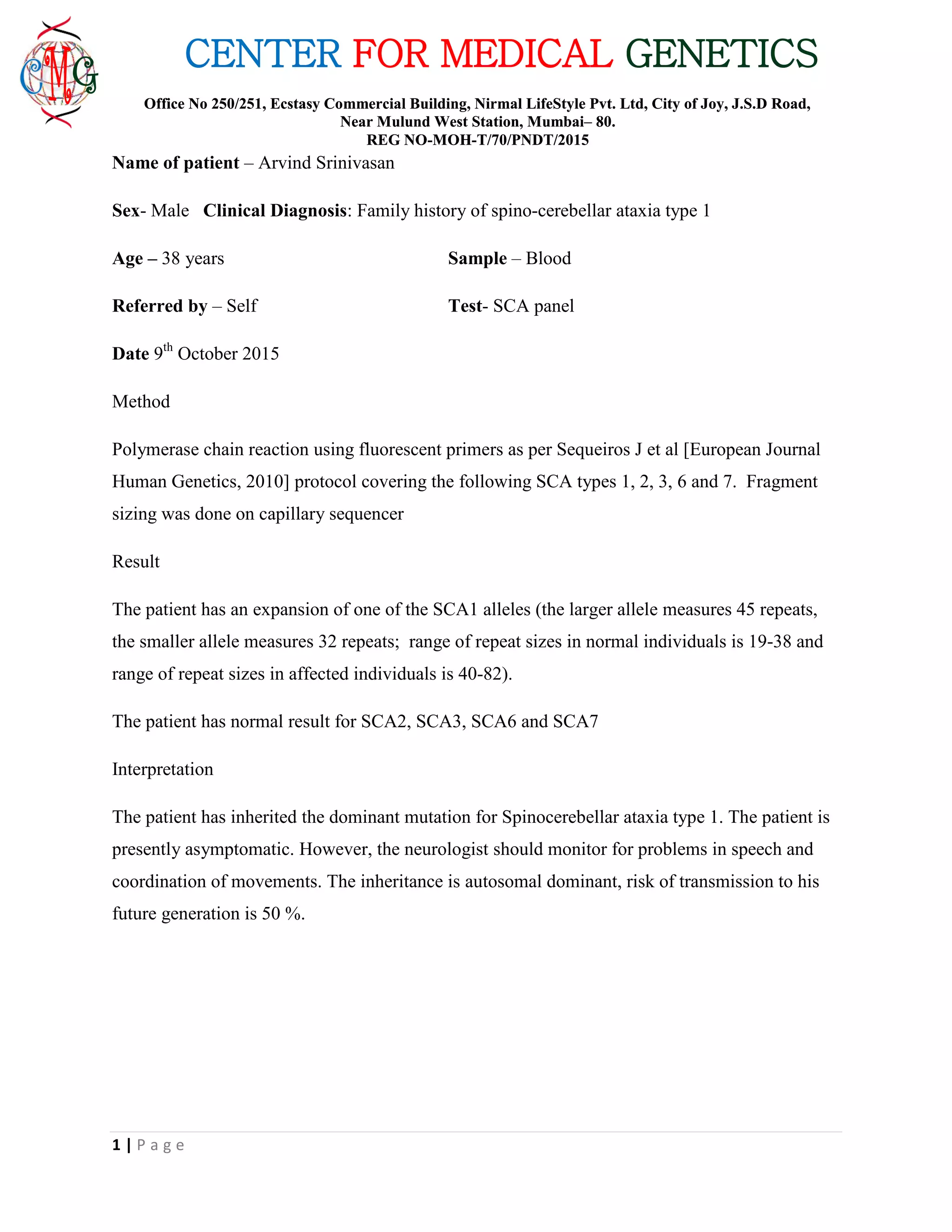 SCA Report - Oct 2015.pdf