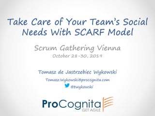 Take Care of Your Team’s Social Needs With SCARF Model | PPT