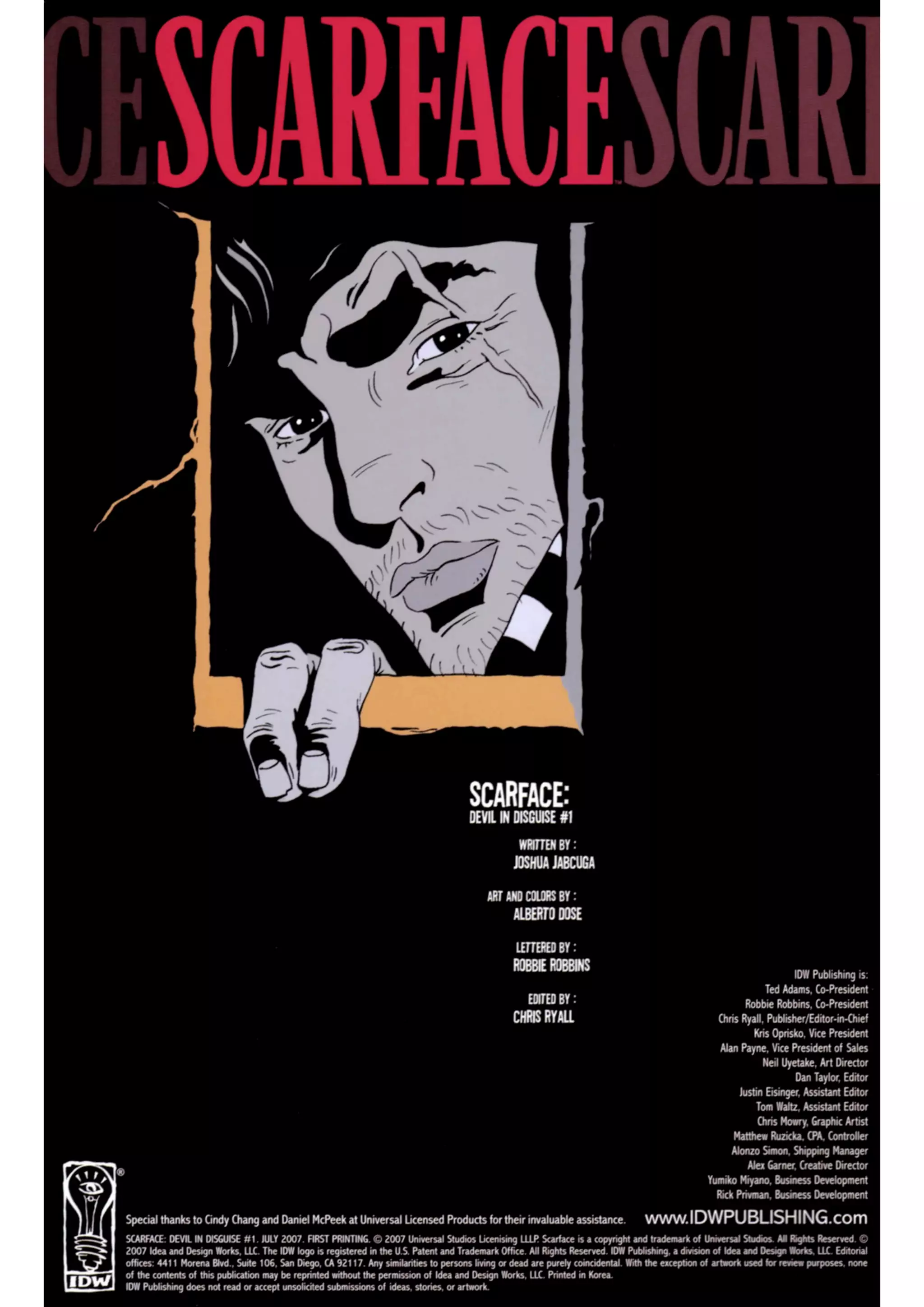 Scarface devil in disguise 01 | PDF