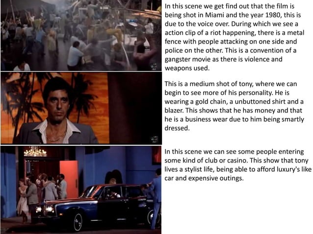 Scarface analysis | PPTX | Women\'s Clothing | Women\'s Fashion