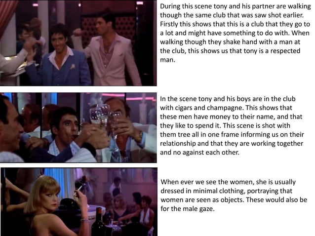 Scarface analysis | PPTX | Women\'s Clothing | Women\'s Fashion