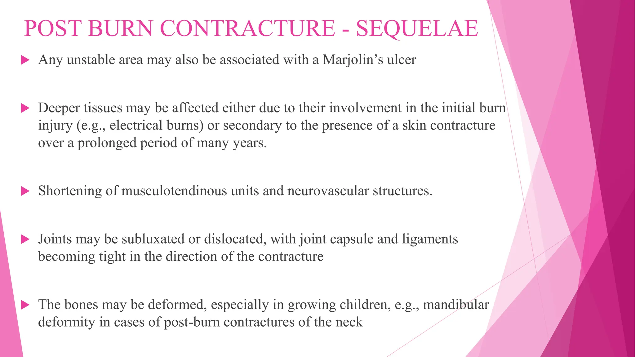 MANAGEMENT OF POST BURN SCAR AND CONTRACTURE.pptx