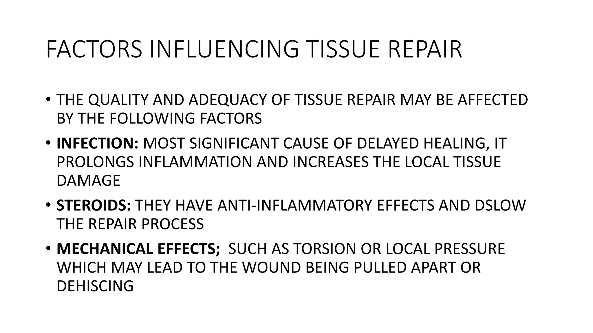 SCAR FORMATION AND TISSUE REPAIR notes.pptx