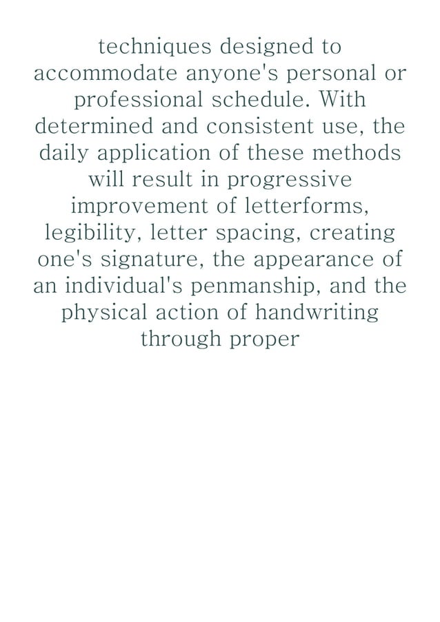 Scarica&Lis The Art of Cursive Penmanship: A Personal Handwriting ...