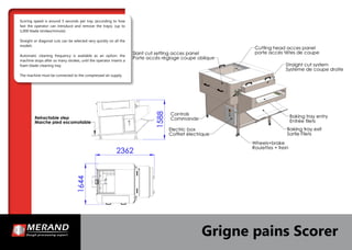 MERAND Mécapâte. Scoring Line. | PDF