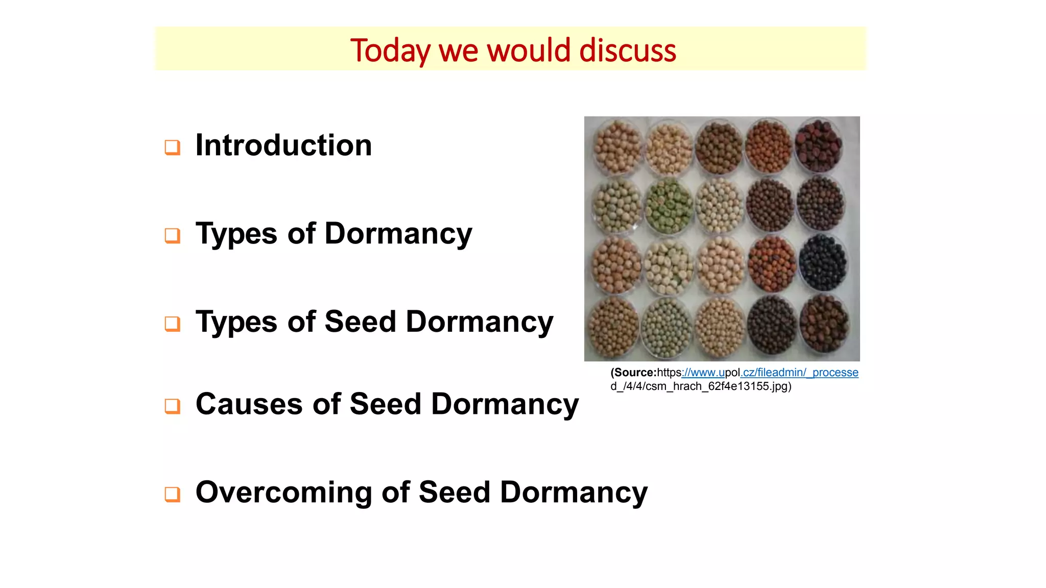 Scarification and stratification of seeds | PPTX