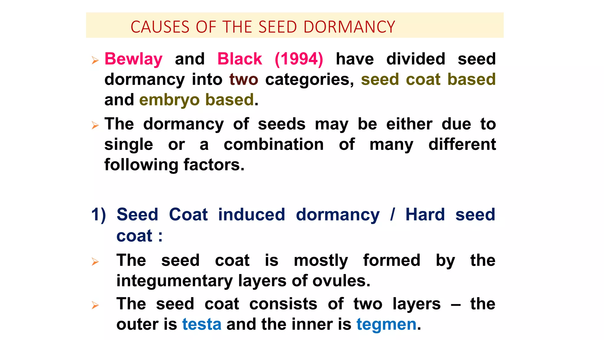Scarification and stratification of seeds | PPTX