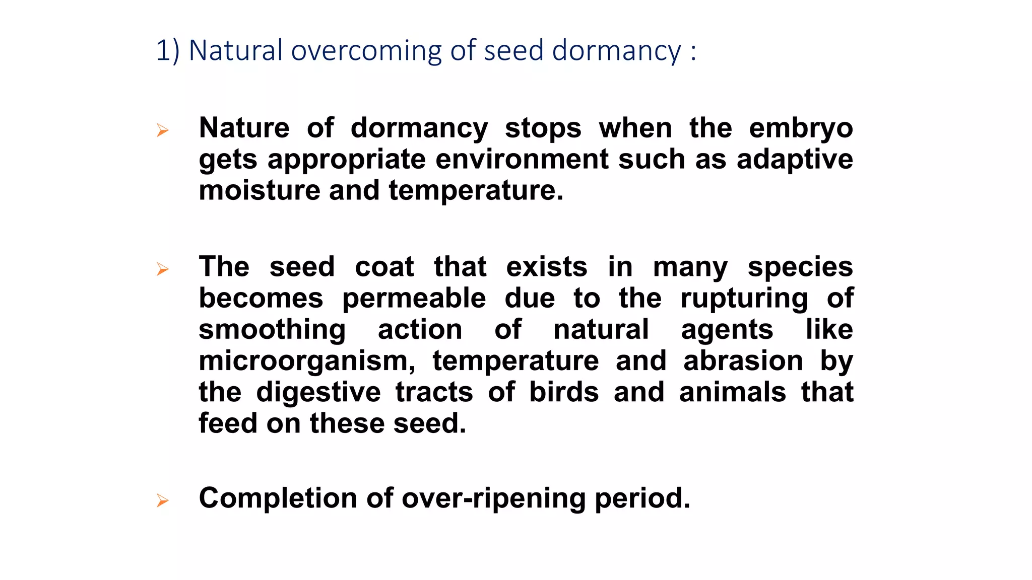 Scarification and stratification of seeds | PPTX