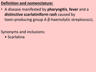 Scarlet Fever Made Very Simple and Easy | PPTX