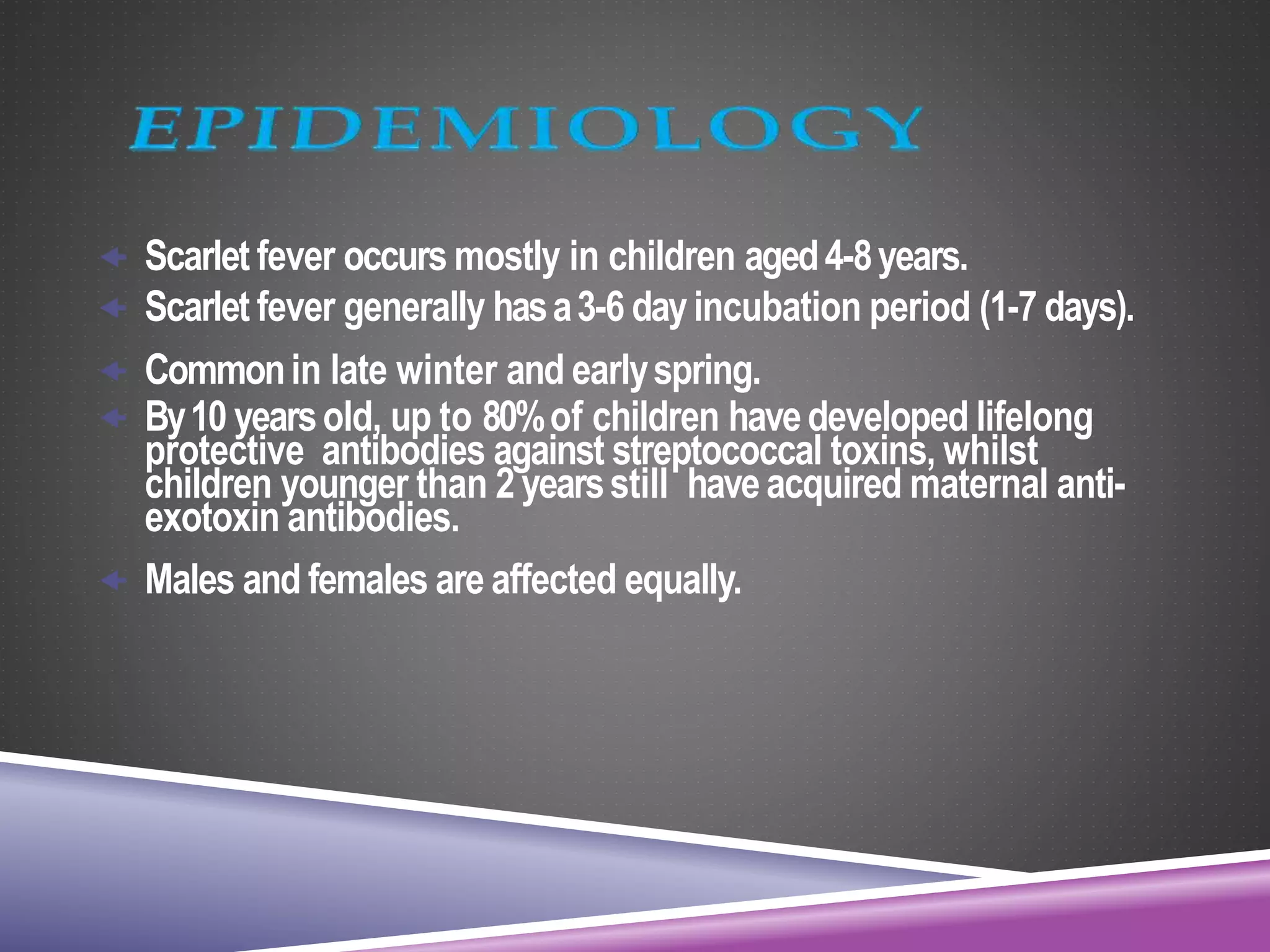 Scarlet fever ( infectious diseases ) | PPTX