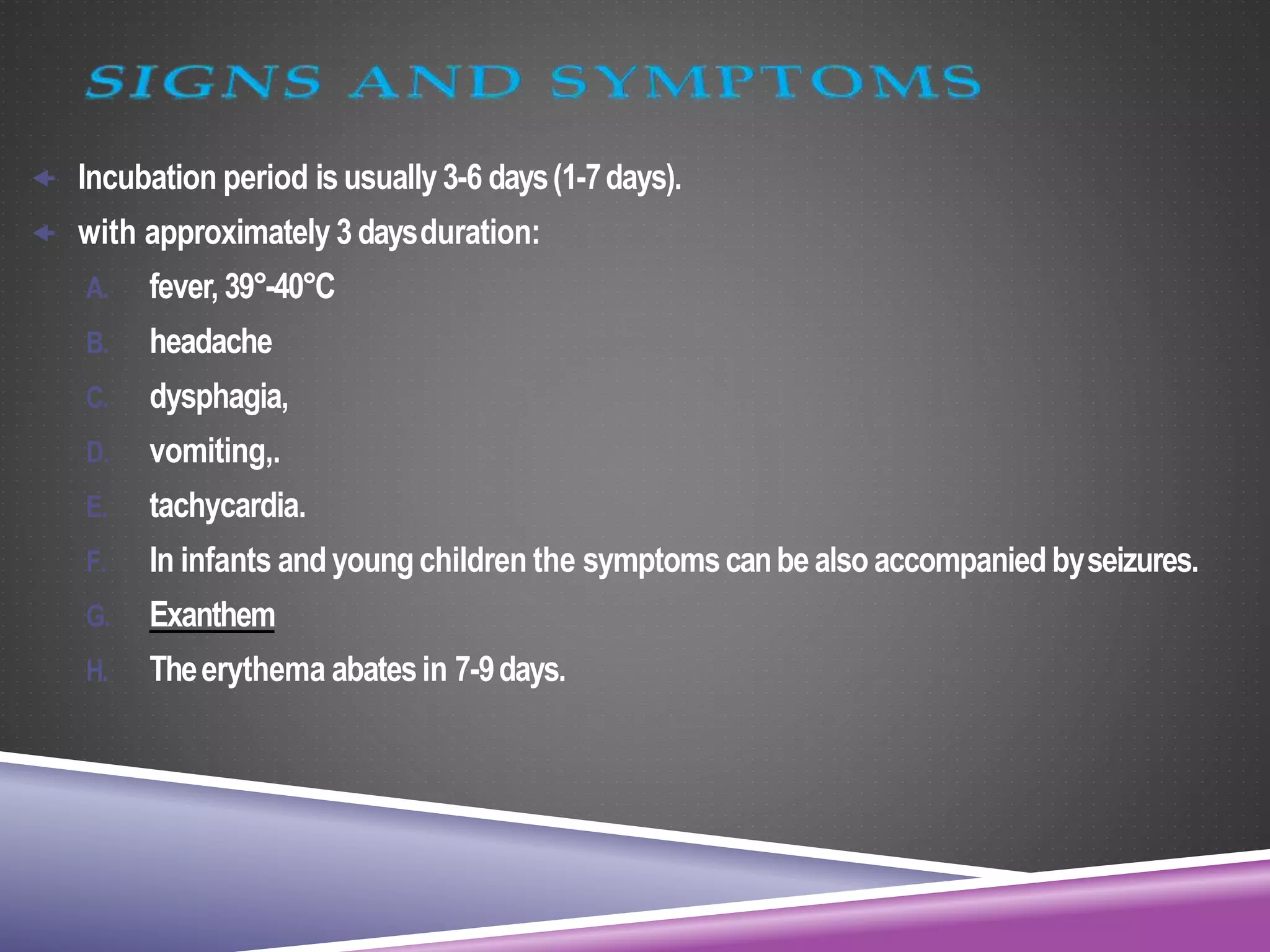 Scarlet fever ( infectious diseases ) | PPTX
