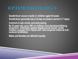 Scarlet fever ( infectious diseases ) | PPTX