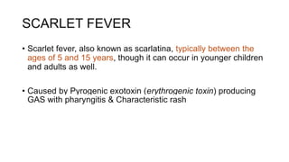 Scarlet Fever in Children and its complications | PPTX | Ear, Nose and ...