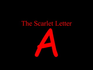 Scarlet Letter A Symbol